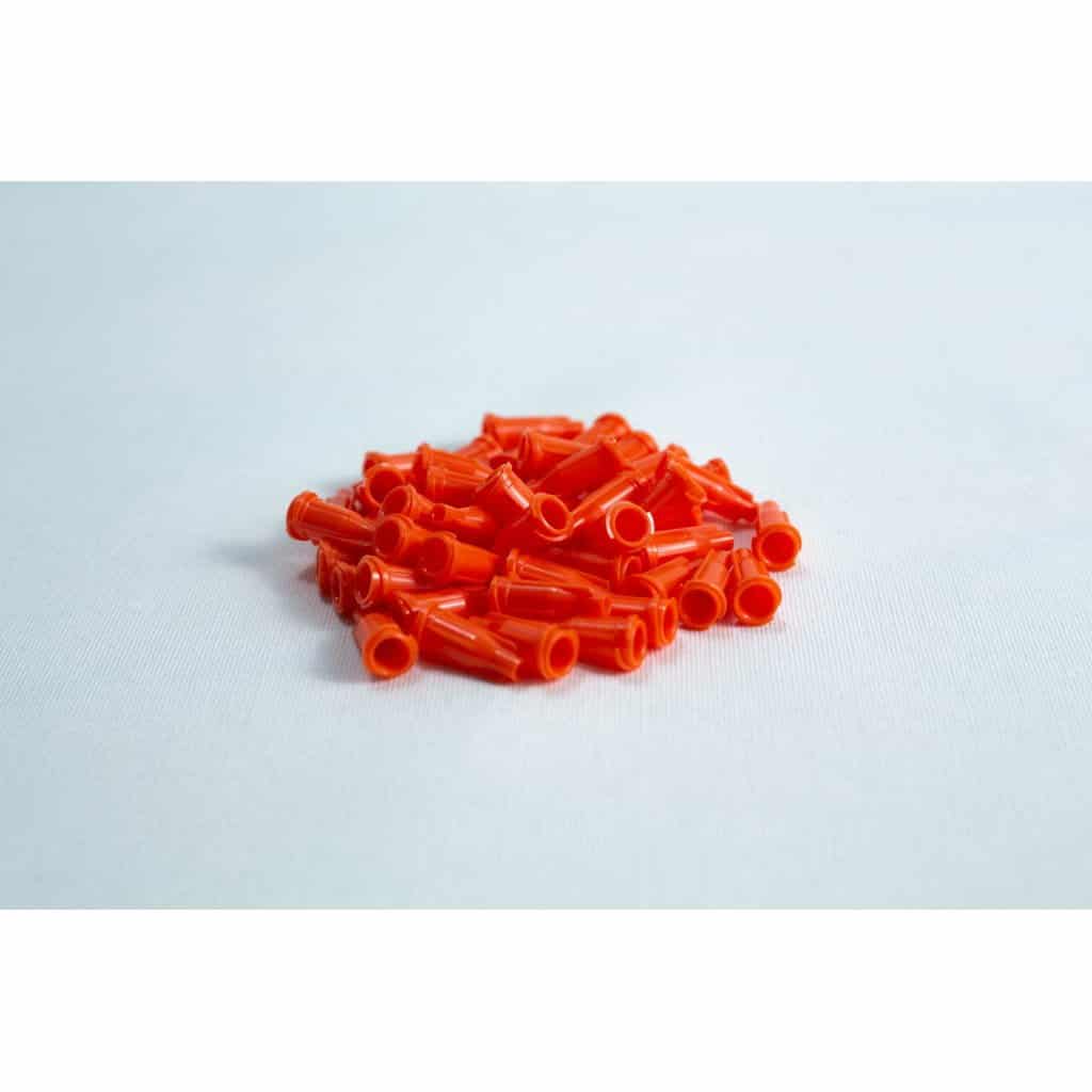 Orange Needle Caps | Rootlab